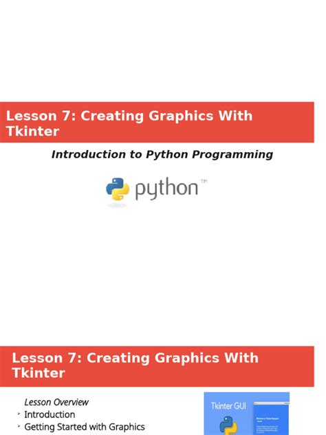 Lesson 7 Graphics With Tkinter Pdf Inheritance Object Oriented