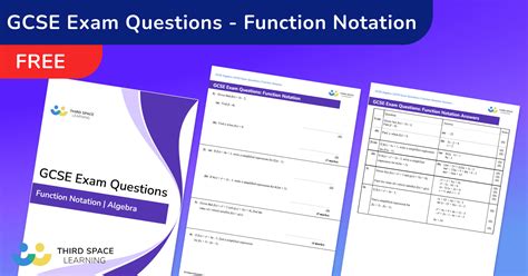 function notation exam questions gcse maths [free]