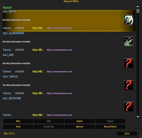 Modifiers In Gse 3 Wow Lazy Macros