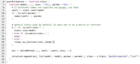 Post Estimation Its All Delta Method • R
