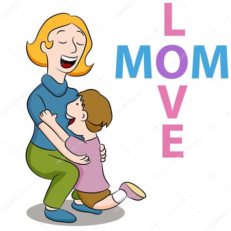 Mom Love Son — Stock Vector © Cteconsulting 5763109