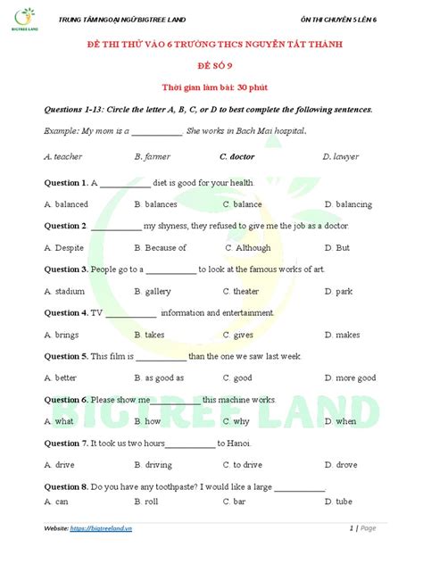 Đề Số 9 Ntt Pdf Butterfly Insects