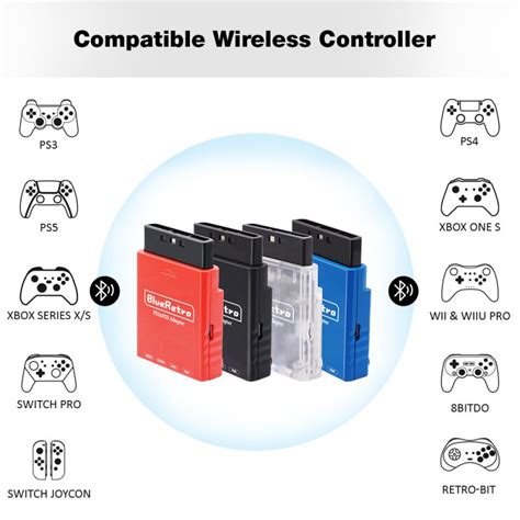 Blueretro Wireless Game Controllers Adapter For Psx Ps1 Ps2 Retroscaler Game Store