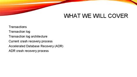 Accelerated Database Recovery The Future Of The Transaction