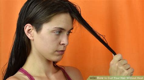 5 Ways To Curl Your Hair Without Heat WikiHow