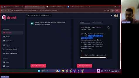 2 Setup Your First Vectordb With Qdrant Cloud Youtube