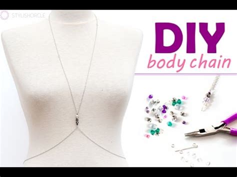 How To Make A Body Chain Easy Diy Youtube