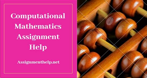 Computational Mathematics Mathematics And Computing Mathematics