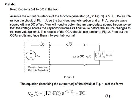 Solved Assume The Function Generator Produces A Square Wave Chegg