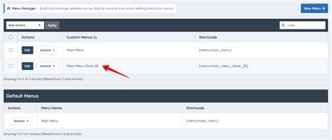 Guide 6 How To Edit Main Menu And Dropdown Links Brilliant Directories