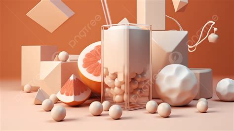 우유 차 컵 차 기하학 기하체 밀크 티 음료수 배경 일러스트 및 사진 무료 다운로드 Pngtree