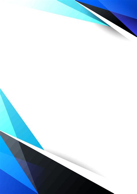 Corporate Display Board In Minimalist Blue Gradient Color Block And