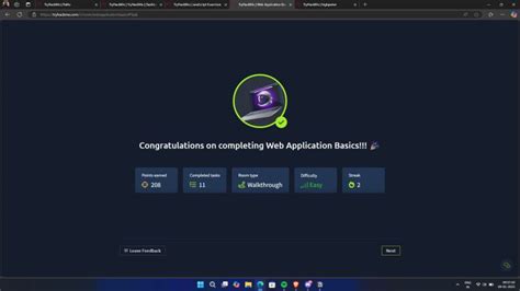 100daysoflearning Cybersecurity Tryhackme Webdevelopment Sql