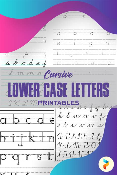 Best Cursive Lower Case Letters Printables Printablee Com