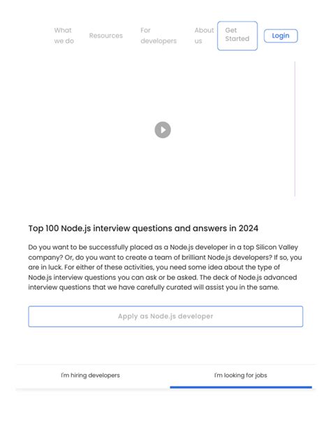 100 Nodejs Interview Questions And Answers For 2024 Turing Pdf