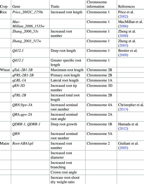 Quantitative Trait Loci Qtl Associated With Root Traits Under Drought Download Scientific