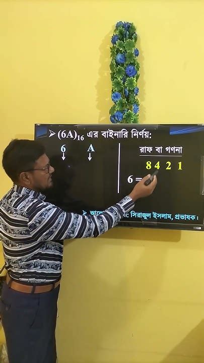 হেক্সাডেসিমেল সংখ্যা ৬৪ এর বাইনারি Hsc Ict Chapter 3 Hexadecimal To