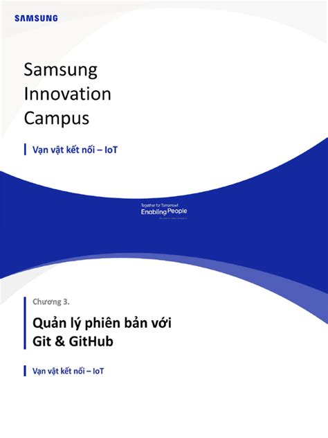 Ptit Iot Chapter 3 Version Control With Git Github V10 Pdf