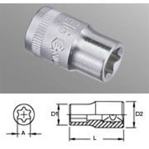 Torx Socket E12 Low Profile 9575