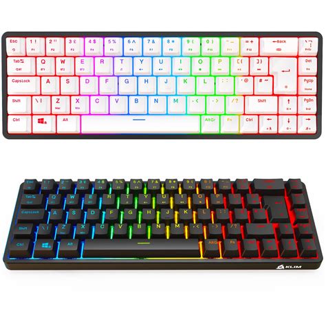 Buy KLIM Shift Wireless Mechanical Keyboard 60 NEW 2023 Hotswap RGB Extra 69 Keycap Set