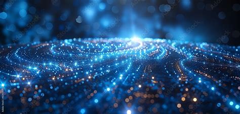 abstract representation of global data flow binary code particles