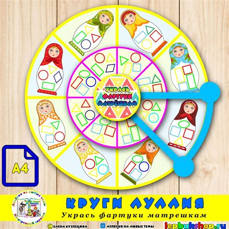 Круги Луллия Укрась фартуки матрёшкам Кузнецова Елена Николаевна скачать на Wildberries