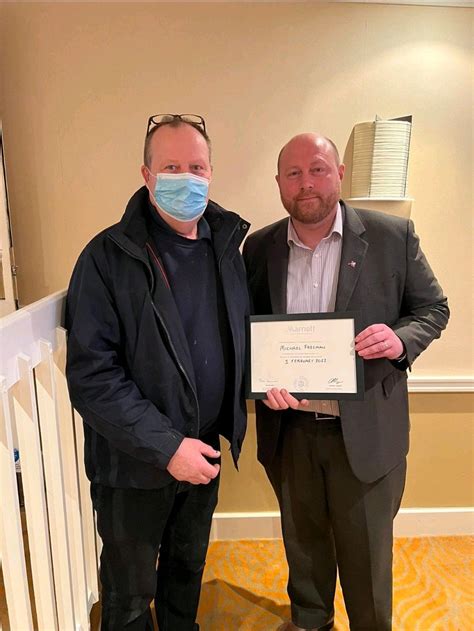 Becky Bogacz On Linkedin Today Marks 40 Years Service For Mike Freeman One Of Our Dedicated