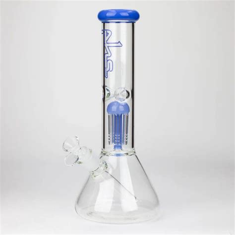 12 Glass Beaker Bong With Tree Arm Perc Blue Tonys Joint
