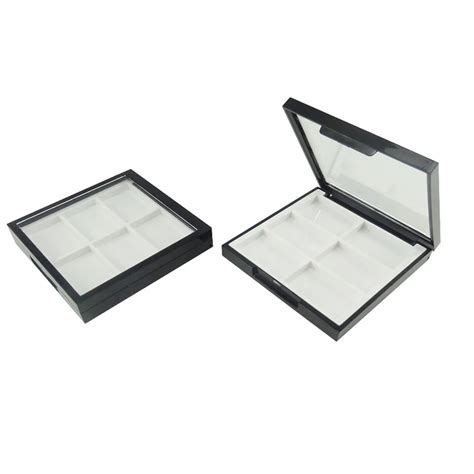Alovey Makeup Container Factory Rectangle Concealer Case 6 Pans Empty