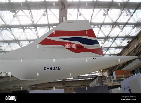 Concorde Tail Fin At The British Airways Explore And Discover Day