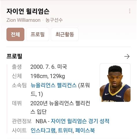 자이언 윌리엄슨은 농구 에펨코리아