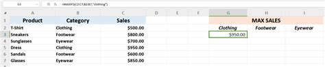 How To Use Excel Maxifs Functiona Comprehensive Guide Wps Office Blog