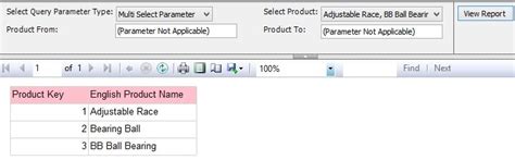 Creating A Multi Option Parameter Report For Ssrs