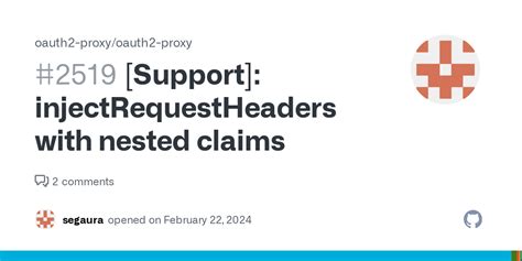 Support Injectrequestheaders With Nested Claims · Issue 2519