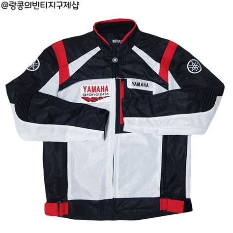 야마하 올드스쿨 빈티지 모터사이클 레이싱 자켓 헬로마켓