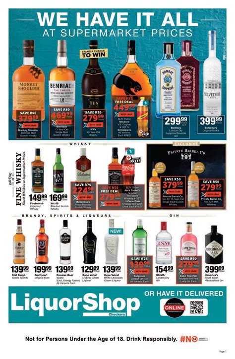 Checkers Liquor Price List At Everett Reynolds Blog