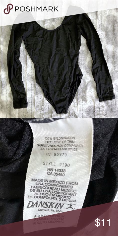 Danskin Leotard Leotards Clothes Design Black Leotard