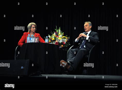 Former British Prime Minister Tony Blair An Audience With Tony Blair Held At The Sydney