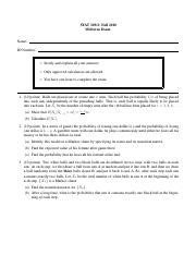 Practice Midterm Pdf STAT 349 2 Fall 2010 Midterm Exam Name ID Number Justify And Explain