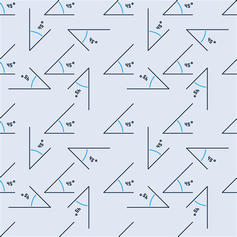45 Degree Angle vector Math colored seamless pattern 25350064 Vector ...