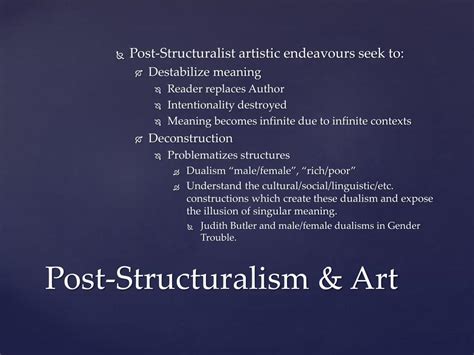 Ppt Post Structuralism Powerpoint Presentation Free Download Id2485420