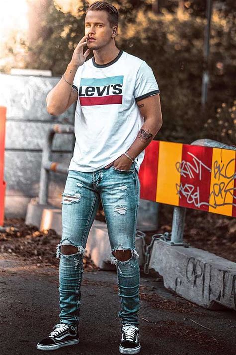 Ripped Jeans Style For Men
