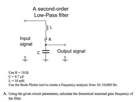 Solved Using The Given Circuit Parameters Calculate The