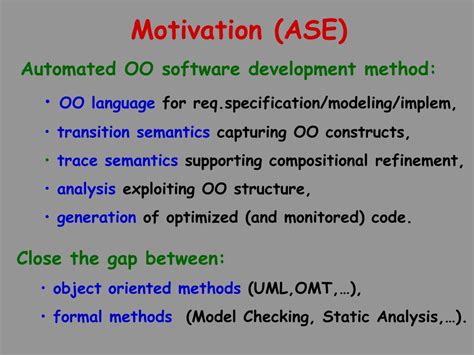 Ppt Automated Software Engineering With Concurrent Class Machines