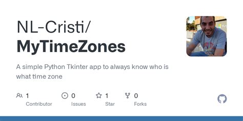 GitHub NL Cristi MyTimeZones A Simple Python Tkinter App To Always