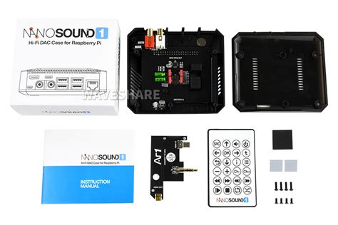 Aluminum Case for Raspberry Pi with built in Hi Fi DAC Điện tử ProE
