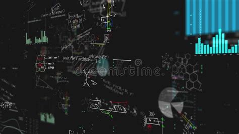 Physics And Mathematics Equations Revealing Universe Secrets Stock Footage Video Of Formula