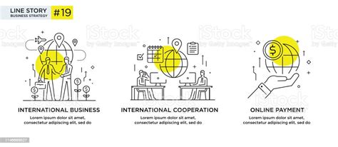 비즈니스 컨셉 일러스트 개념의 집합입니다 워크플로 성장 그래픽 비즈니스 개발 이정표 스타트업 선형 그림 아이콘 인포 그래픽입니다 랜딩 페이지 사이트 인쇄 포스터입니다 라인