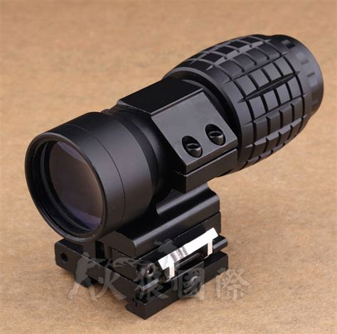 Tactical 3x Magnifier Rifle Scope With Flip To Side Mount Fit Aimpoint