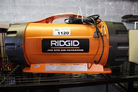 Ridgid Portable Job Site Air Filtration System Able Auctions